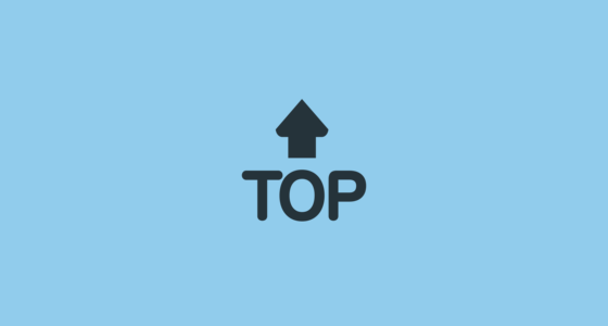 🔝 Flecha Top Emoji on JoyPixels 1.0