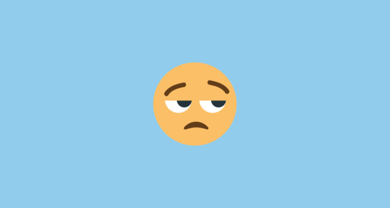 😒 Muka Tidak Puas Hati Emoji on JoyPixels 1.0