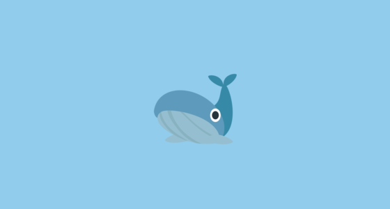 🐋 Baleia Emoji on JoyPixels 1.0