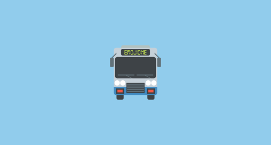 🚍 Bus De Face Emoji on JoyPixels 2.2