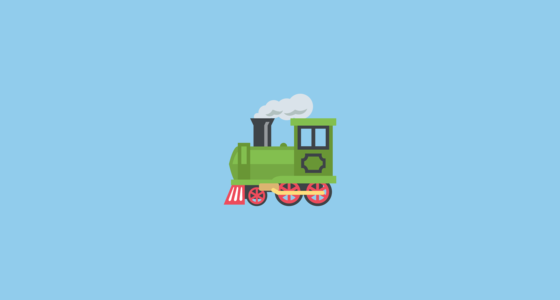 🚂 기관차 Emoji on JoyPixels 2.2