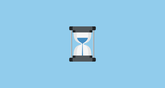 ⏳ Startet Timeglass Emoji on JoyPixels 2.2.4