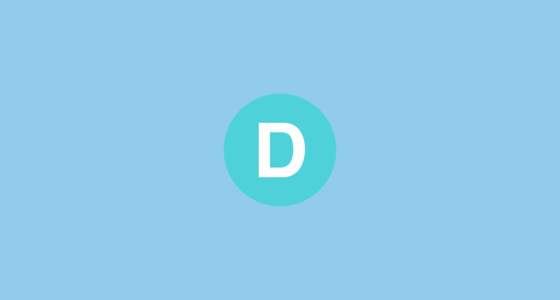 Regional Indicator Symbol Letter D Emoji on JoyPixels 2.2.4