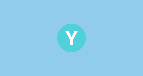 Regional Indicator Symbol Letter Y Emoji on JoyPixels 2.2.4