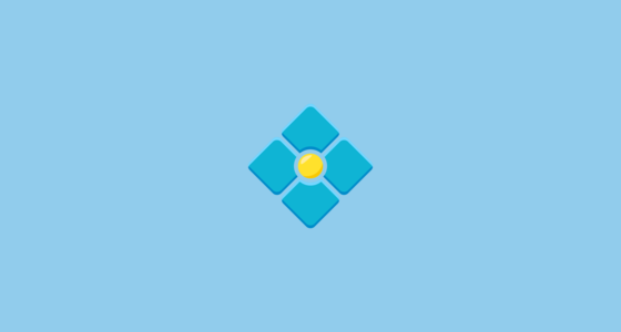 💠 Diamond with a Dot Emoji on JoyPixels 3.0