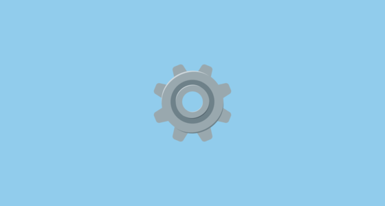 ⚙️ Engranaje Emoji on JoyPixels 3.0