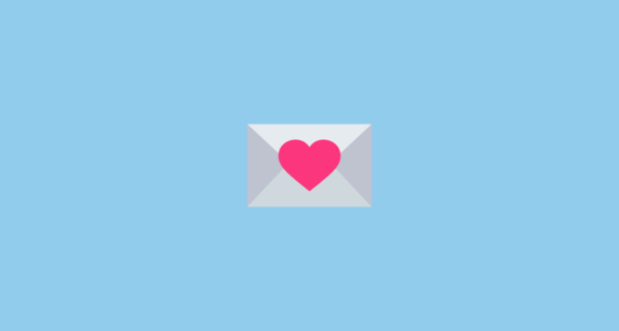 💌 Carta De Amor Emoji on JoyPixels 3.0