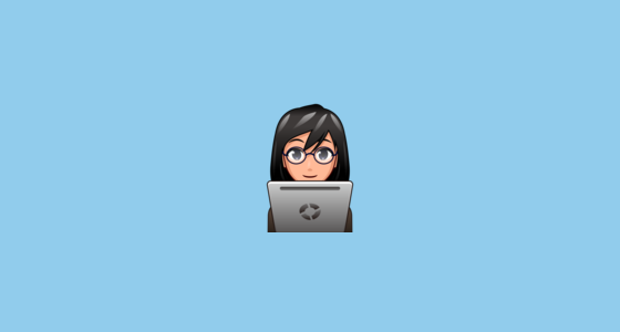 👩🏼‍💻 Woman Technologist: Medium-Light Skin Tone Emoji on emojidex 1.0.33