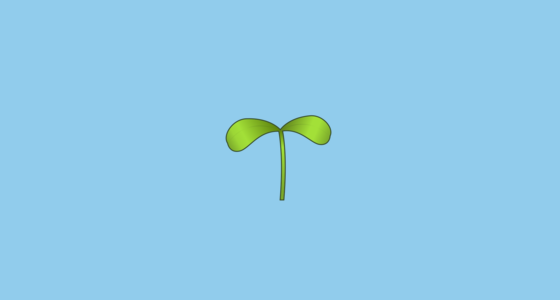 🌱 Seedling Emoji on emojidex 1.0.33