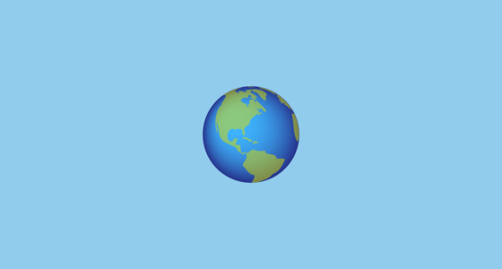 🌎 Globe Showing Americas Emoji on emojidex 1.0.34