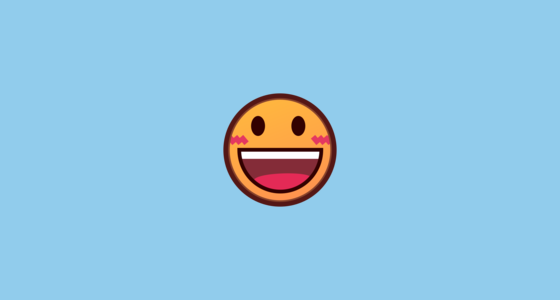 😃 Grinning Face with Big Eyes Emoji on emojidex 1.0.34