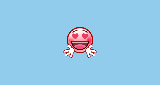 🤗 Blij Gezicht Met Handen Uitgestoken Voor Een Knuffel Emoji on ...