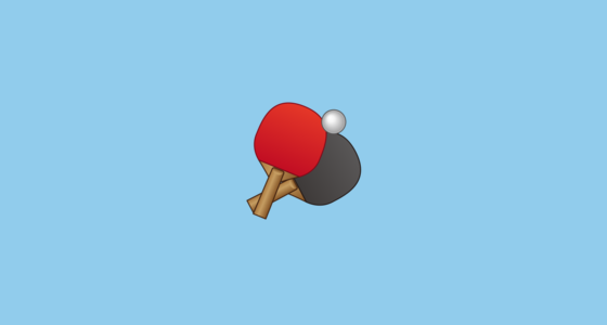 🏓 Tenis De Mesa Emoji on emojidex 1.0.19