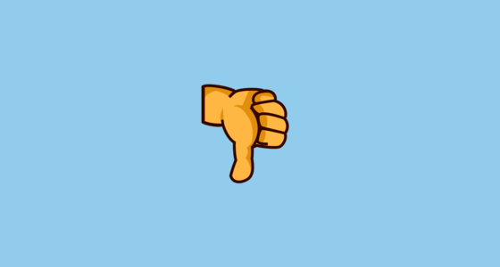 👎 Polegar Para Baixo Emoji on emojidex 1.0.19