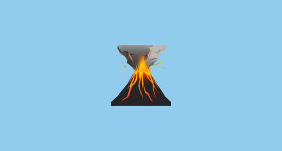 🌋 Volcán Emoji on emojidex 1.0.19