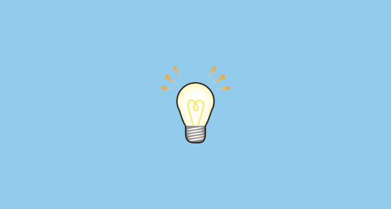 💡 Light Bulb Emoji on emojidex 1.0.22