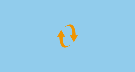 🔃 Clockwise Vertical Arrows Emoji on emojidex 1.0.24