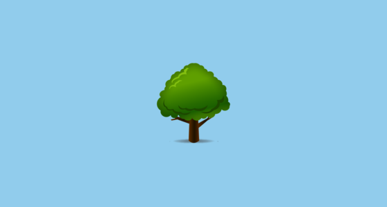 🌳 Deciduous Tree Emoji on emojidex 1.0.24