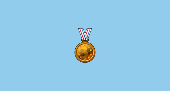 🥉 3rd Place Medal Emoji on emojidex 1.0.24