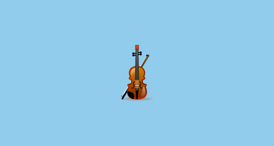 🎻 Violino Emoji on emojidex 1.0.24