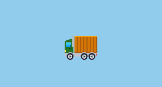 🚛 Articulated Lorry Emoji on JoyPixels 4.0