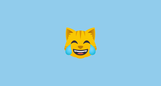 😹 Gato Llorando De Risa Emoji on JoyPixels 4.0