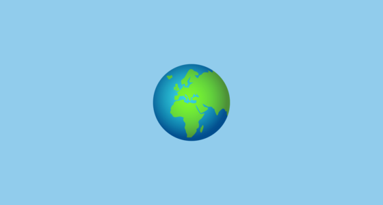🌍 Globus Mit Europa Und Afrika Emoji on JoyPixels 4.0