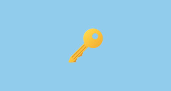🔑 Llave Emoji on JoyPixels 4.0