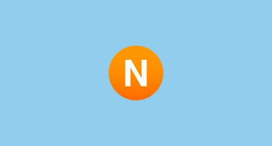 Regional Indicator Symbol Letter N Emoji on JoyPixels 4.0