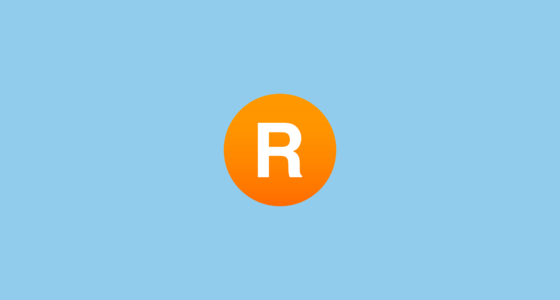 Regional Indicator Symbol Letter R Emoji on JoyPixels 4.0