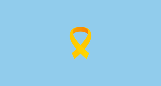🎗️ Reminder Ribbon Emoji on JoyPixels 4.0