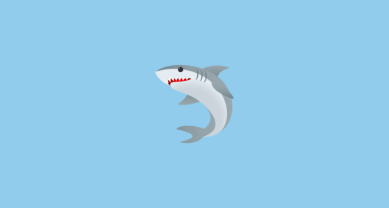 🦈 Shark Emoji on JoyPixels 4.0