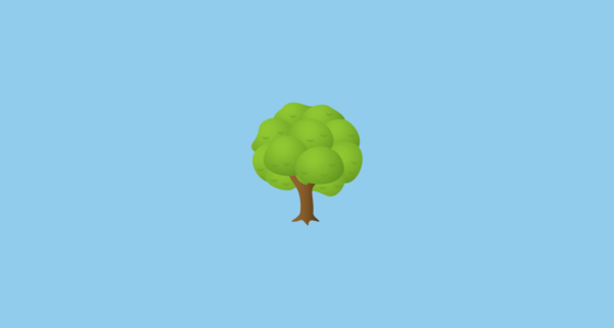 🌳 Deciduous Tree Emoji on JoyPixels 4.5