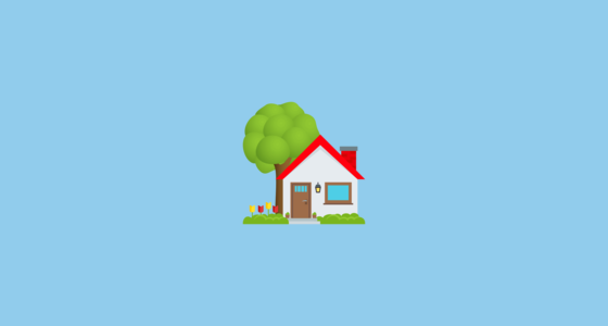 🏡 Haus Mit Garten Emoji on JoyPixels 4.5