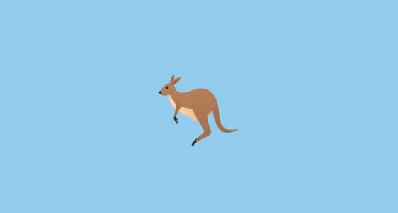 🦘 Kangaroo Emoji on JoyPixels 4.5