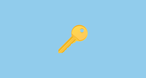 🔑 Llave Emoji on JoyPixels 4.5