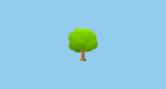 🌳 Árbol De Hoja Caduca Emoji on JoyPixels 5.0
