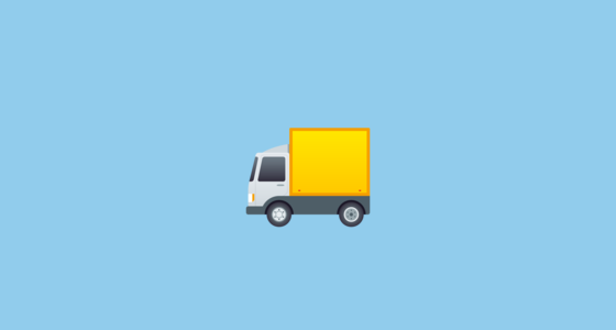 🚚 Delivery Truck Emoji on JoyPixels 5.0