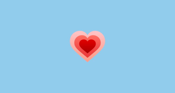 💗 Growing Heart Emoji on JoyPixels 5.0