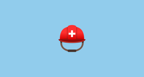 ⛑️ Casque De Secouriste Emoji on JoyPixels 5.0