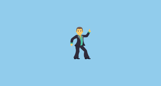 🕺 Homem Dançando Emoji on JoyPixels 5.0
