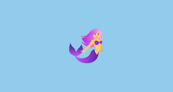 🧜‍♀️ Sirena Emoji on JoyPixels 5.0