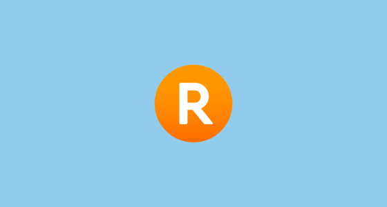 Regional Indicator Symbol Letter R Emoji on JoyPixels 5.0