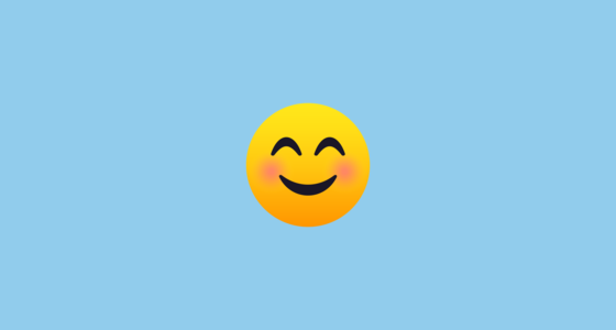 😊 Cara Feliz Con Ojos Sonrientes Emoji on JoyPixels 5.0