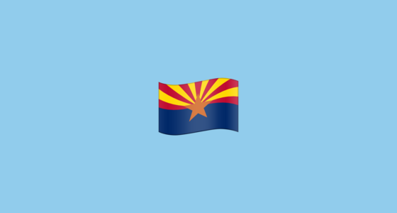 🏴󠁵󠁳󠁡󠁺󠁿 Bandeira de Arizona (US-AZ) Emoji on Imagens de amostra da ...
