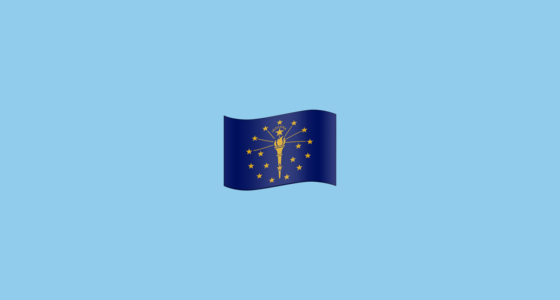 🏴󠁵󠁳󠁩󠁮󠁿 Drapeau de Indiana (US-IN) Emoji on Exemples d'images d ...