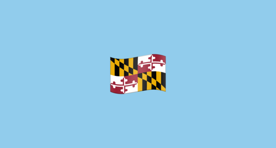 🏴󠁵󠁳󠁭󠁤󠁿 Bandera de Maryland (US-MD) Emoji on Imágenes de muestra ...