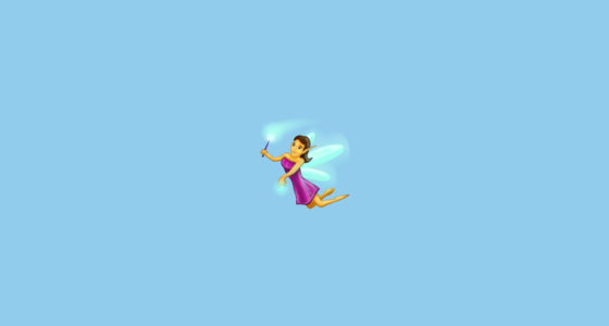 🧚‍♀️ Mulher Fada Emoji on Imagens de amostra da Emojipedia 5.2