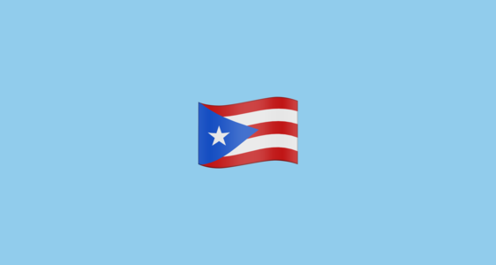 🏴󠁵󠁳󠁰󠁲󠁿 Bandeira de Puerto Rico (US-PR) Emoji on Imagens de amostra da ...