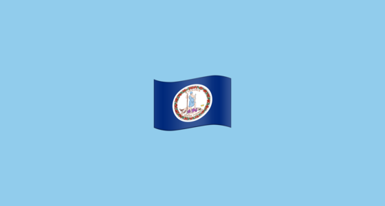 🏴󠁵󠁳󠁶󠁡󠁿 Bandera de Virginia (US-VA) Emoji on Imágenes de muestra ...